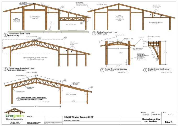 Evergreen Timberframe Co. – Timber Frame portfolio of George Gabara